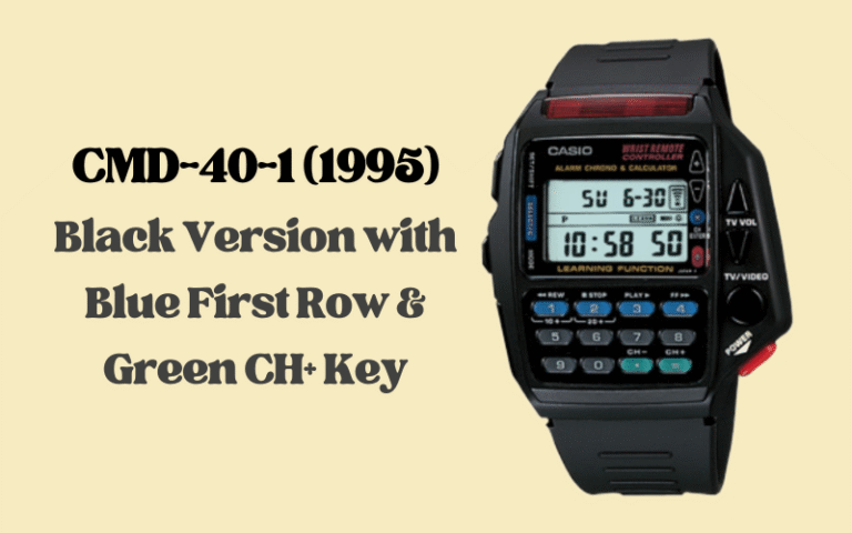 Casio CMD-40 – Technical Data & Model Information - casiorestore.com