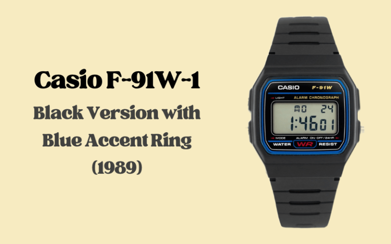 Casio F-91W – Technical Data & Model Information - casiorestore.com
